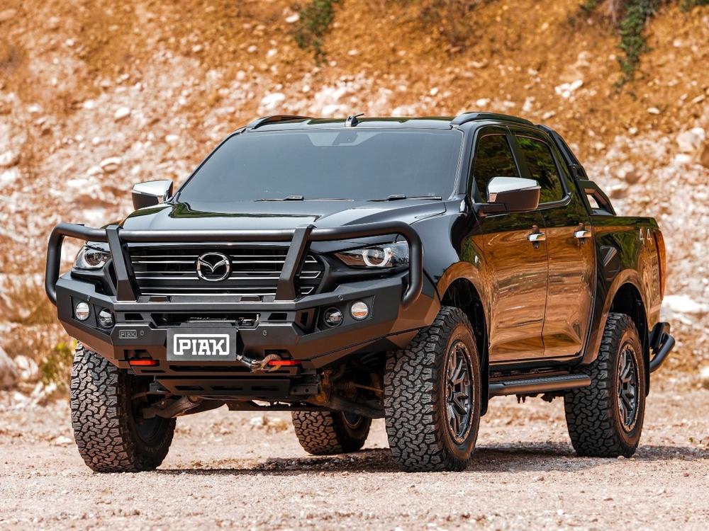 PIAK Genesis 4x4 Loop Bar | Orange Recovery & Black Bash – Mazda BT-50 ...