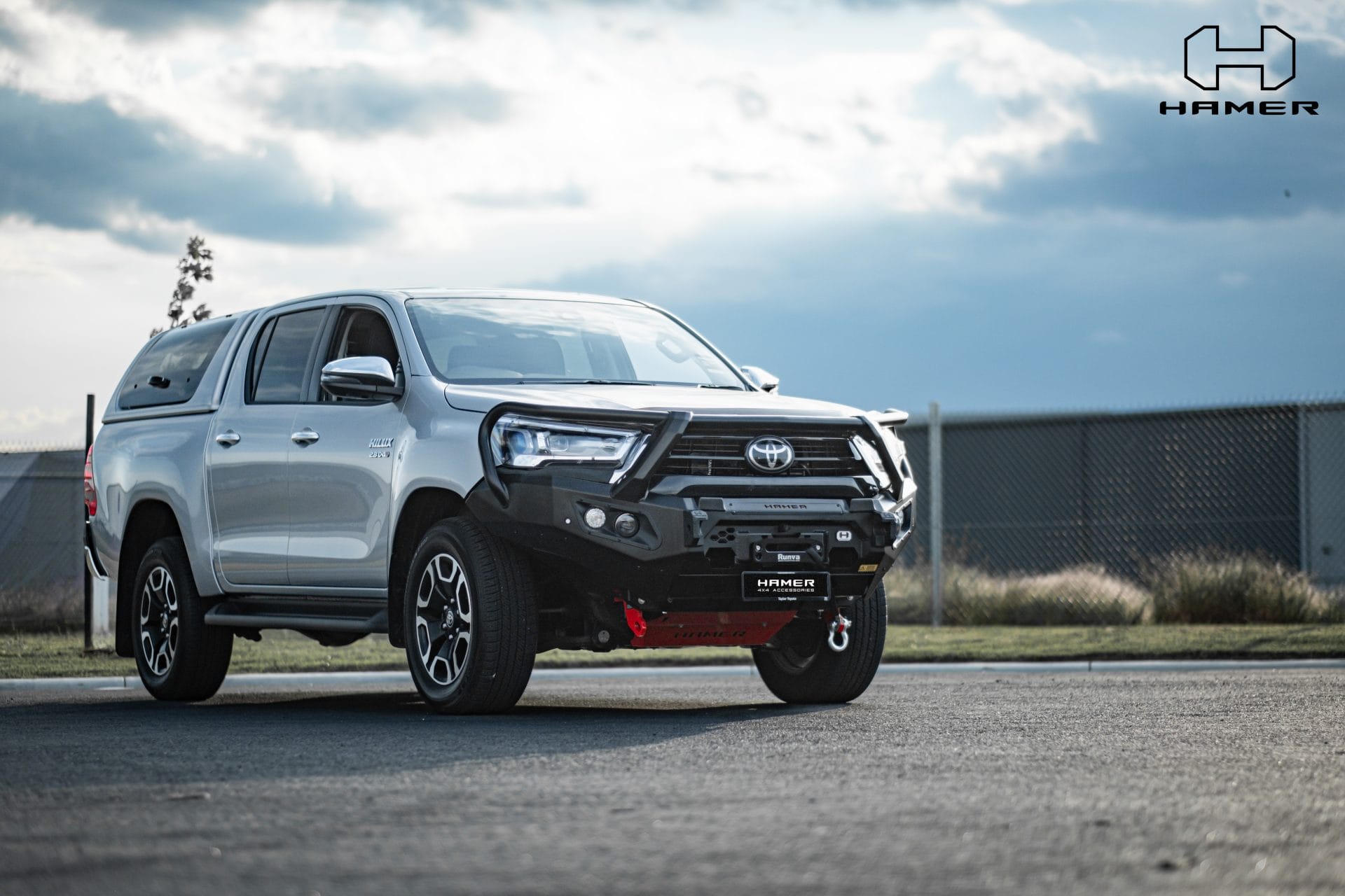 Hamer 4x4 Bull Bar King Series Plus Suitable for Toyota Hilux Revo 2020 ...