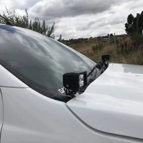 LED Light Bonnet Mount brackets (No lights) Suitable For Ford – (pair)