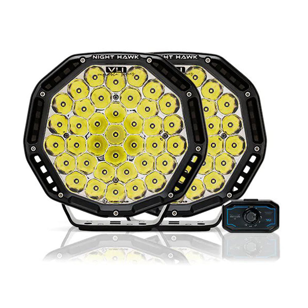 Bushranger 9" Night Hawk VLI Series - Driving Light Kit