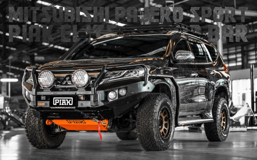 PIAK 4x4 Side Rails for Mitsubishi Pajero Sport 2016-On – Heavy Duty ...