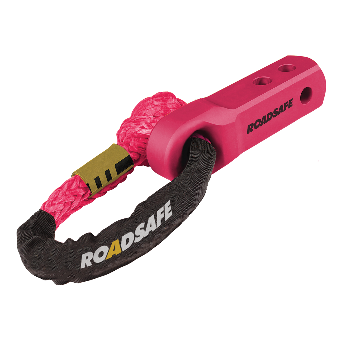 Roadsafe 4WD PINK ALLOY RECOVERY HITCH & SOFT SHACKLE (RTHSSPKIT)