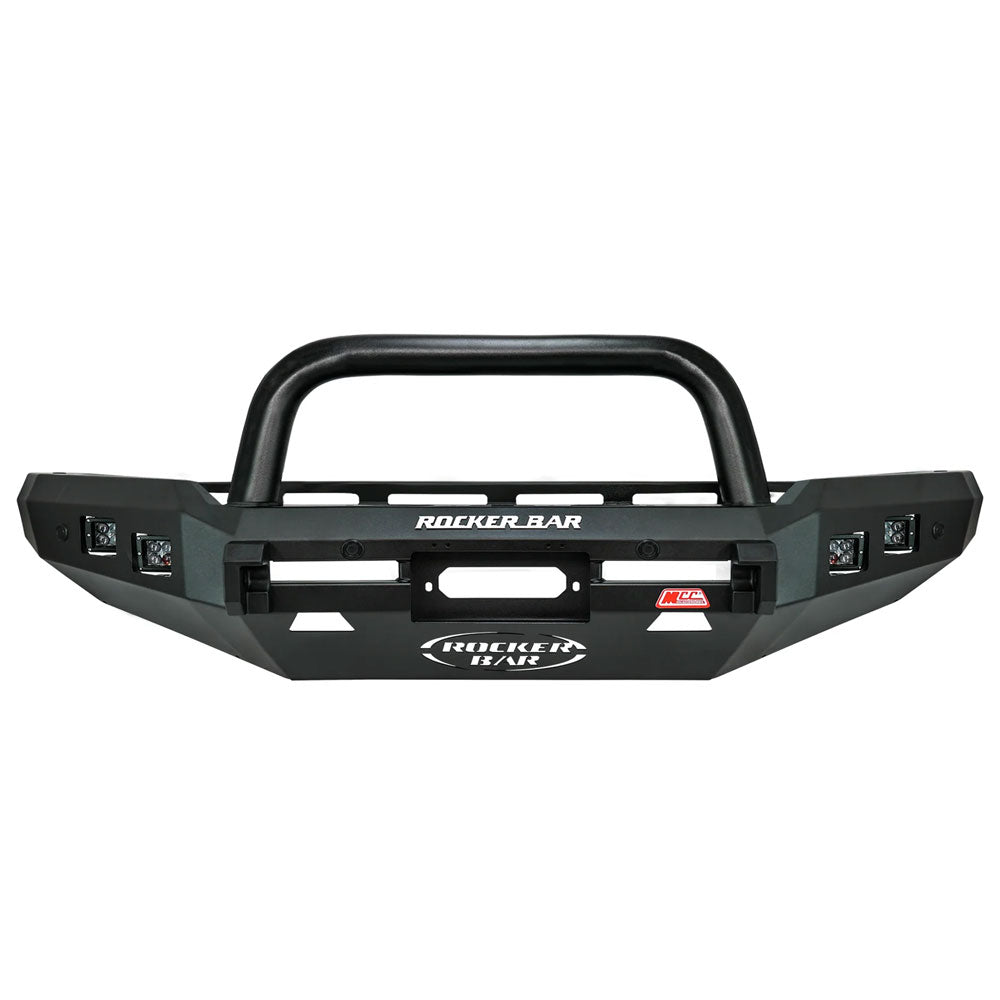Hilux KUN26R 2012-2015 078-01SQSBL Rocker Bull Bar Single Sand Black ...
