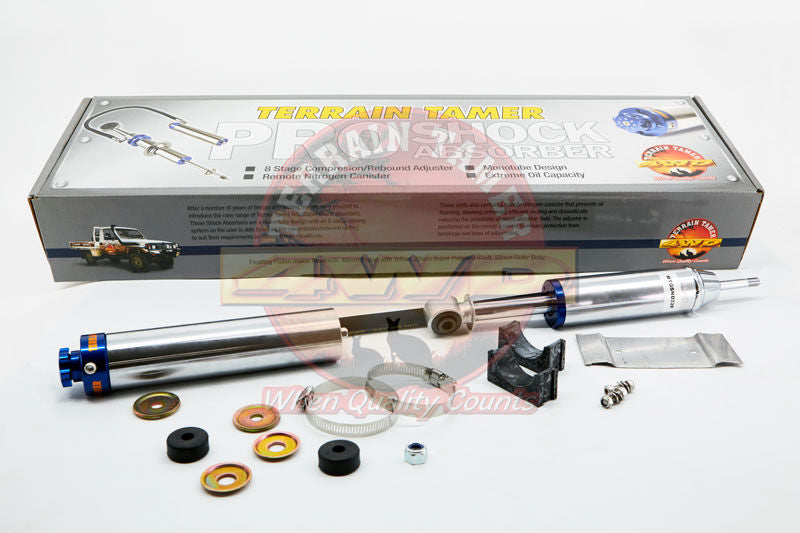 SHOCK ABSORBER FRT MONOTUBE WITH REMOTE RESERVOIR 45MM LIFT