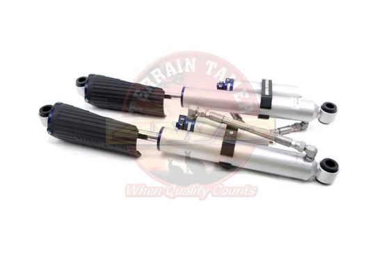 SHOCK ABSORBER REAR PAIR REMOTE RES 8 STAGE ADJUST 40MM LIFT