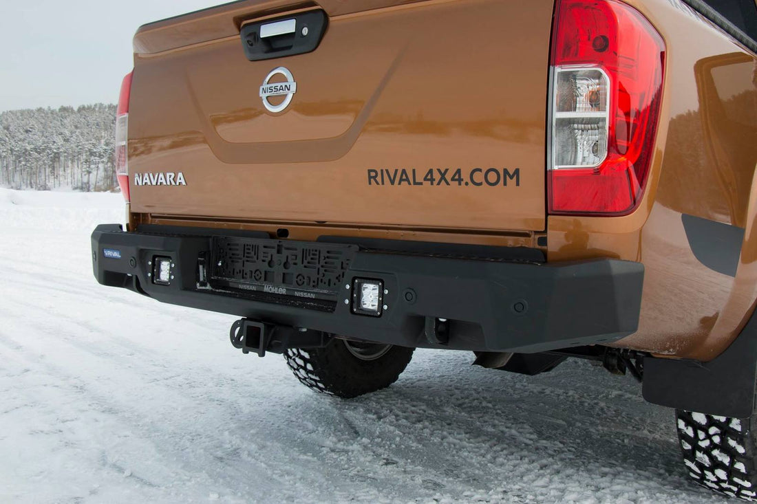 Nissan Navara NP300 Drivetech 4x4 Rear Bar by Rival - (2015-Current)