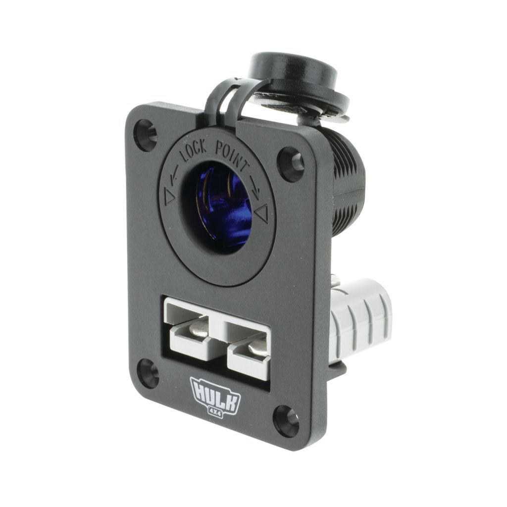 Double Flush Mount Housing with 50A Plug