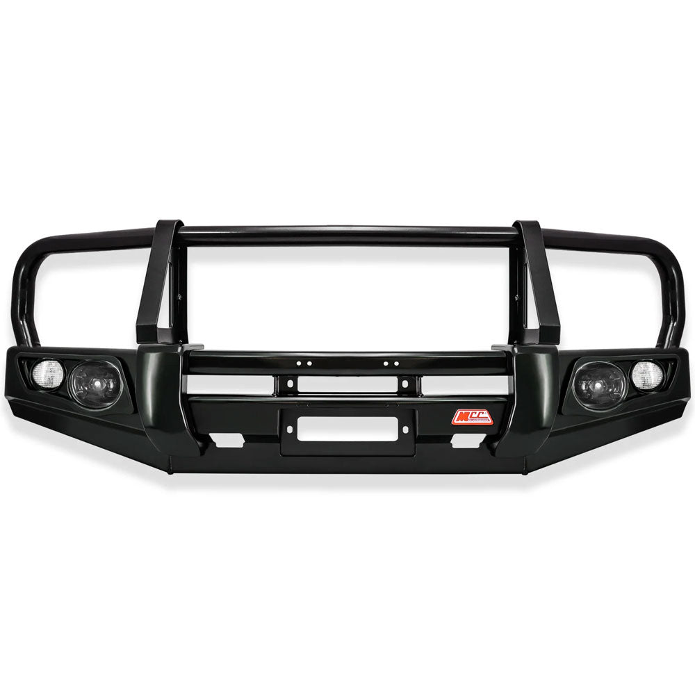 Jackaroo 1992-1998 707-02 Falcon Bull Bar Black A-Frame Package (LED ...