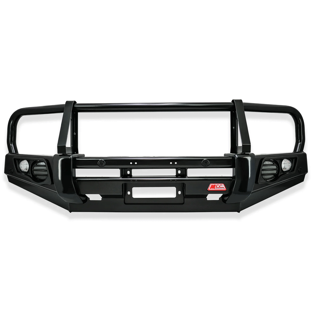 Pajero NM NP 1999-2006 707-02 Falcon Bull Bar Black A-Frame Package (No ...