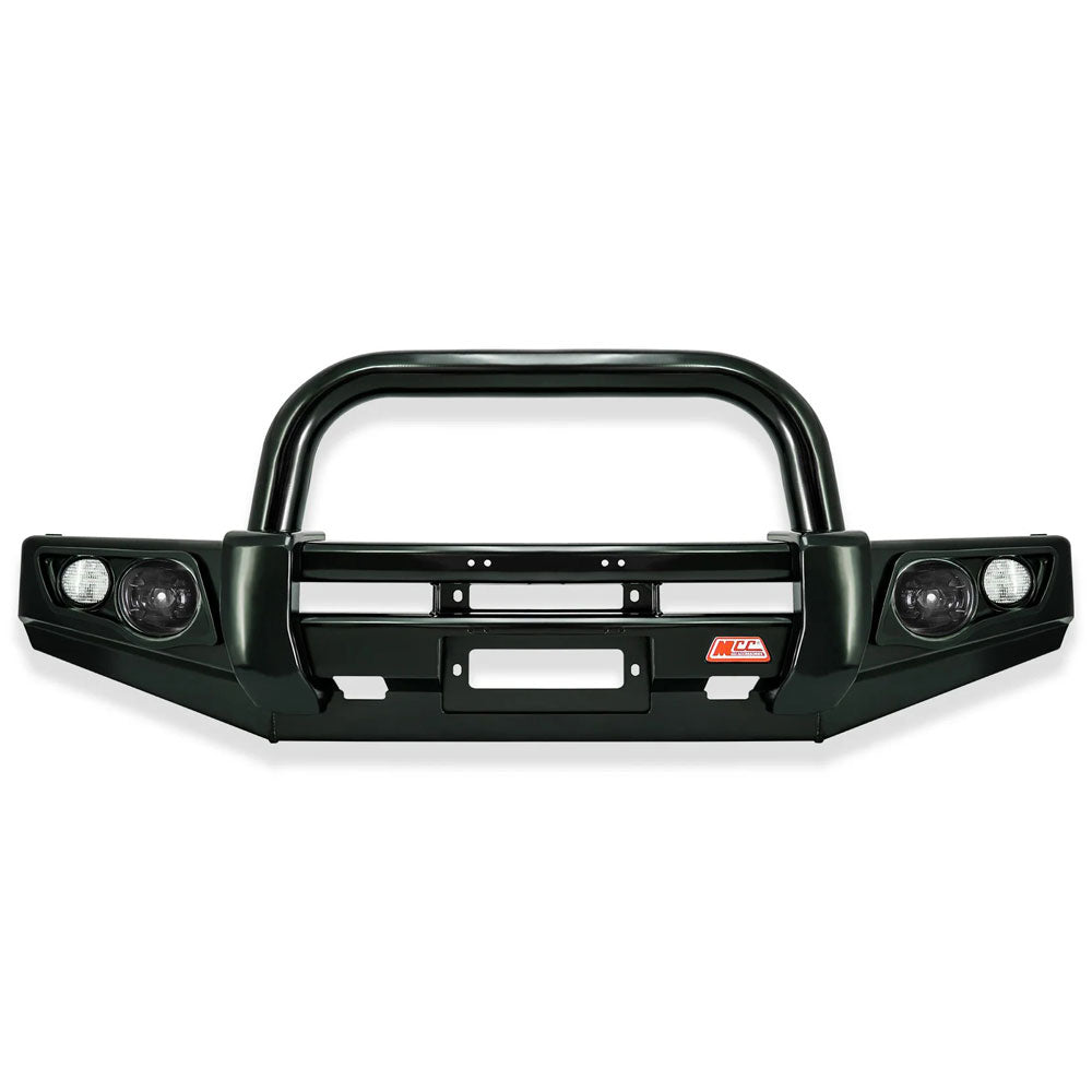 Hilux 2020-On 707-01 Falcon Bull Bar Single Black Loop Package (LED Fo ...