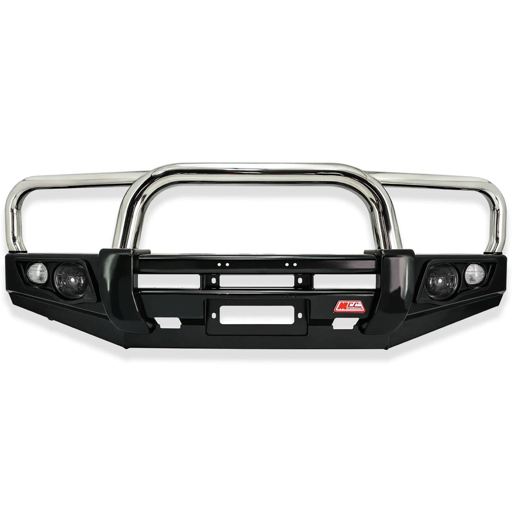MCC Falcon Bull Bar Triple Stainless Loops Package (LED Foglight) - SKU ...