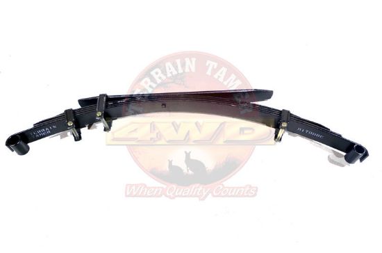 LEAF SPRING REAR RAISED 40MM TO 150KG HEAVY DUTY