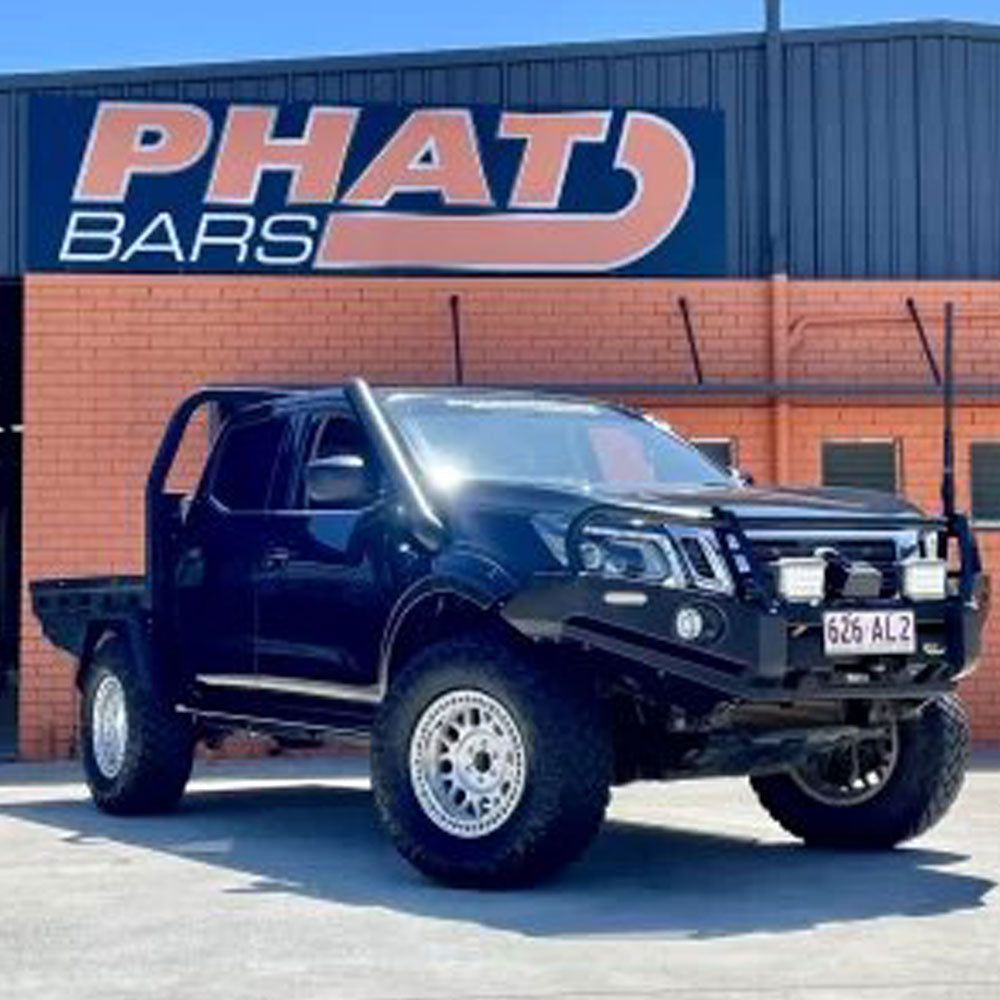 Nissan Navara NP300 Rock Sliders / Side Steps – Powdercoated