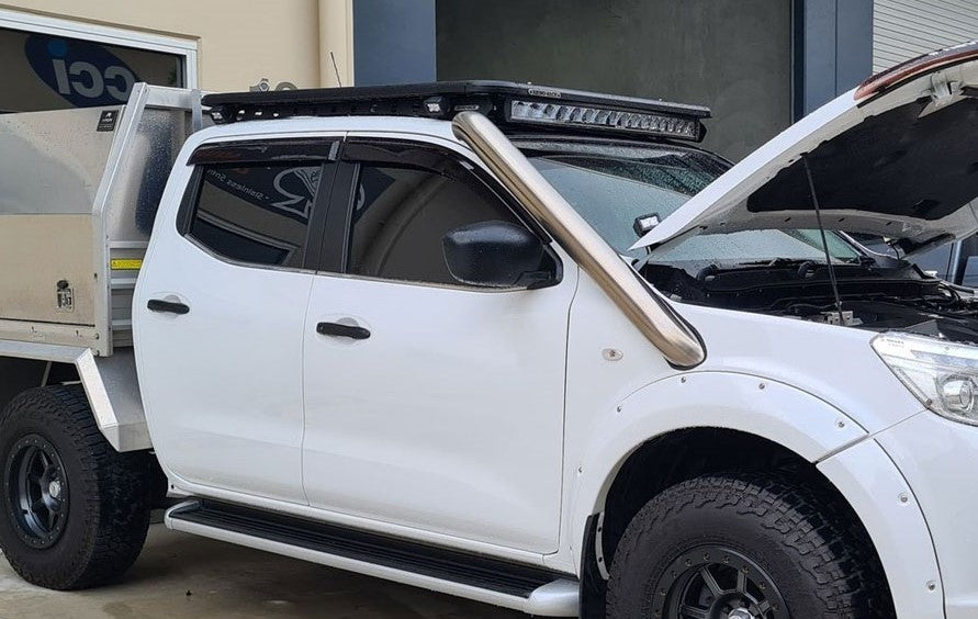 Nissan Navara NP300 4″ Stainless Steel Snorkel & AirBox Kit (Short Entry)