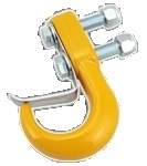 TOW HOOK YELLOW - INDIVIDUAL