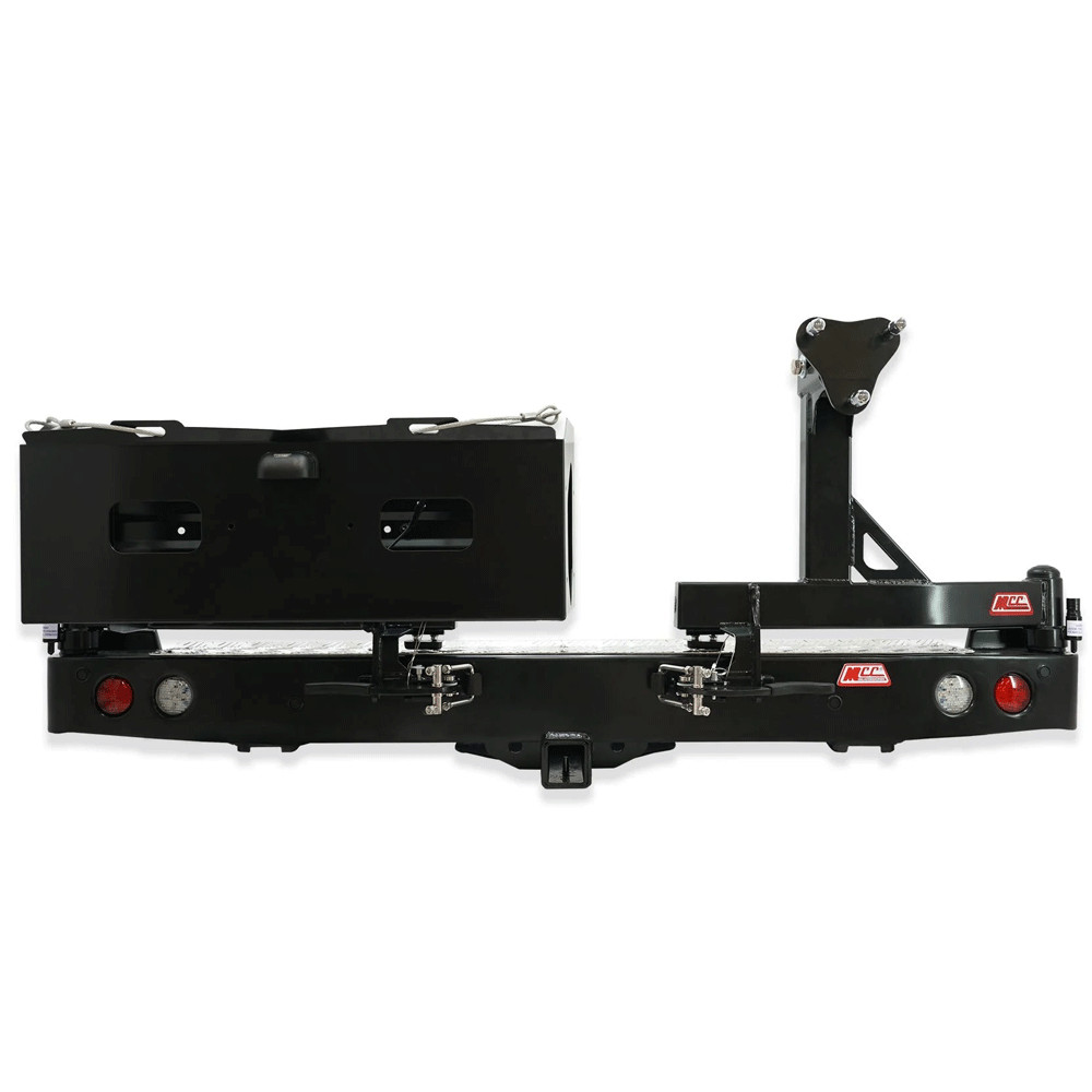 Pajero Sport QE 2015-2020 022-02 Rear Wheel Carrier Double Jerry Can ...