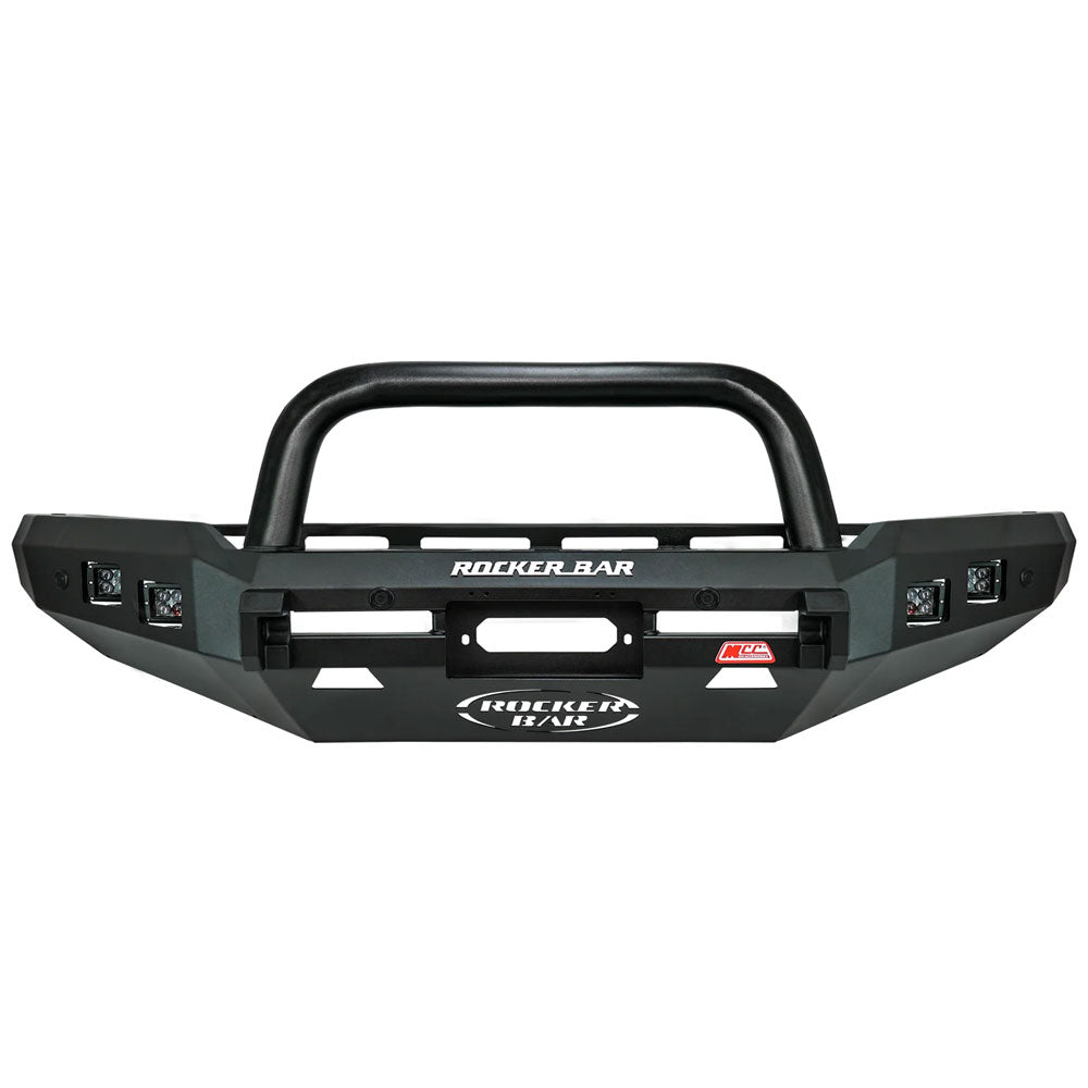 Triton MR 2019-Present 078-01SQSBL Rocker Bull Bar Single Sand Black ...