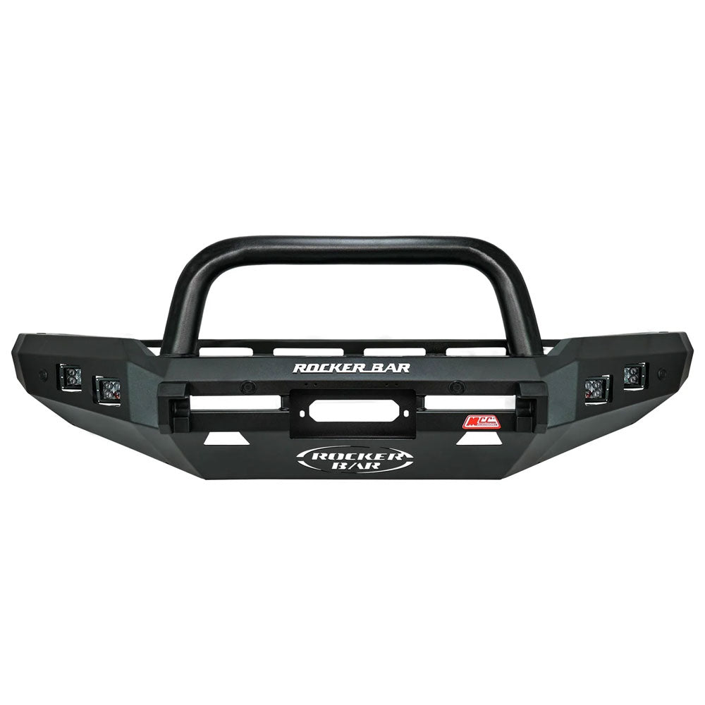 BT50 UP UR 2012-2020 078-01SQSBL Rocker Bull Bar Single Sand Black Loop ...