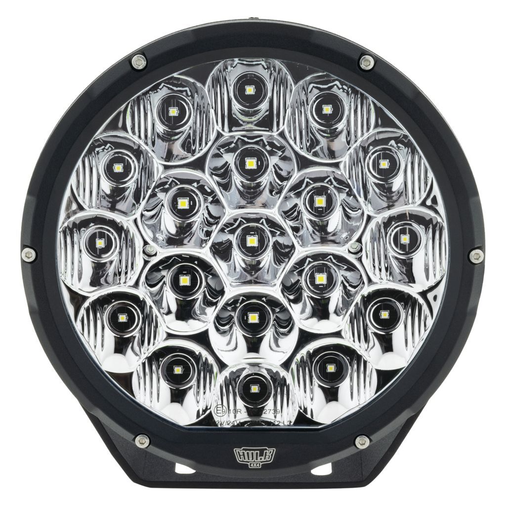 HULK 4x4 9inch Round LED Driving Light (Black Bezel)