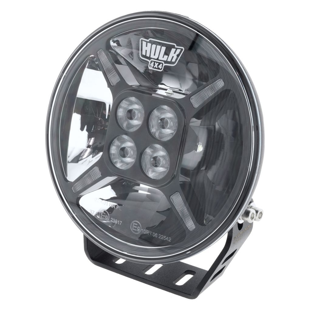 HULK 4x4 7inch Round LED Driving Light w/ Front Position Lamp (Black ...