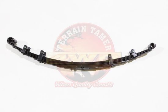 LEAF SPRING FRONT RAISED 50MM TO 65KG WITH BULL BAR