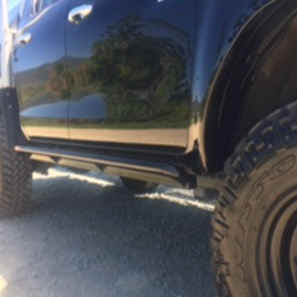 Suitable For Toyota Hilux N80 ANGLED Rock Sliders / Side Steps – P/C ...