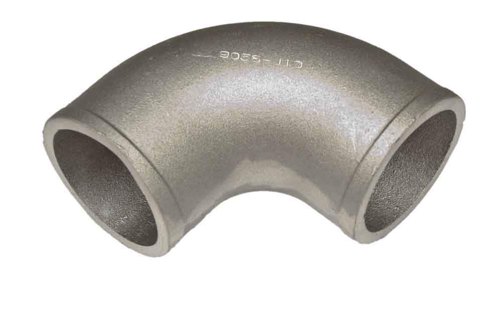 UNIVERSAL CAST ALLOY BEND 90-DEG 64MM DIAM