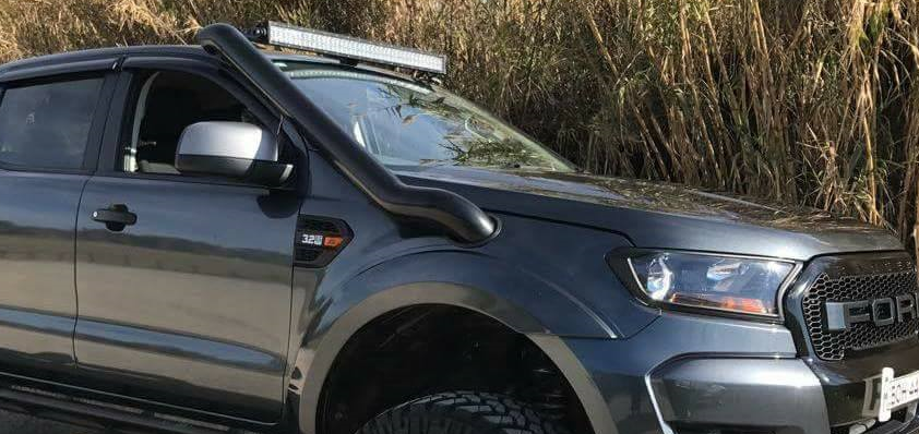 Ford Ranger PX 2011 On Stainless Steel Snorkel Kit (Mid Entry)