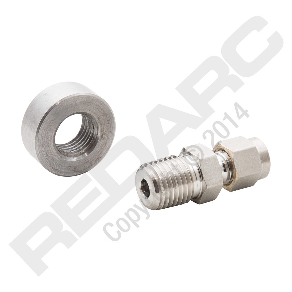 ¼ inch NPT Thread EGT Probe Compression Fitting with Weld in Bung