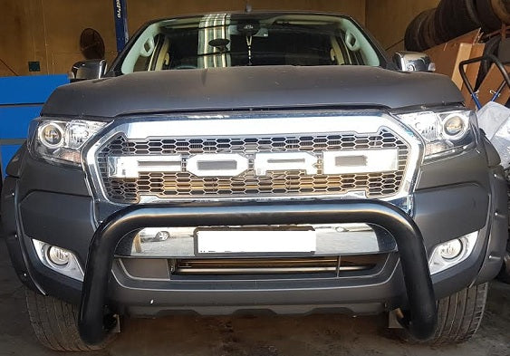 Ford Ranger PX2 PX3 2015-2019 Nudge Bar Black (Suits Tech Pack ...