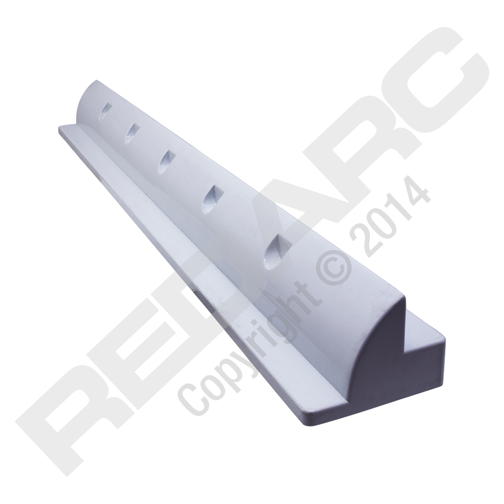 ABS Plastic Solar Panel Spoiler Mounting Brackets (x2)