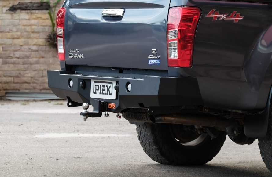 PIAK Elite Rear Step Tow Bar with Side Protection for Isuzu D-Max 2020-2023