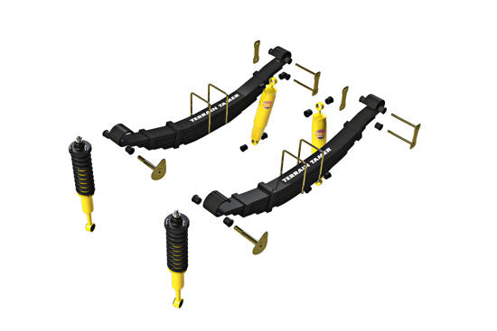SUSP.KIT INC FRONT STRUT ASSEMBLIES REAR SPRINGS & SHOCKS